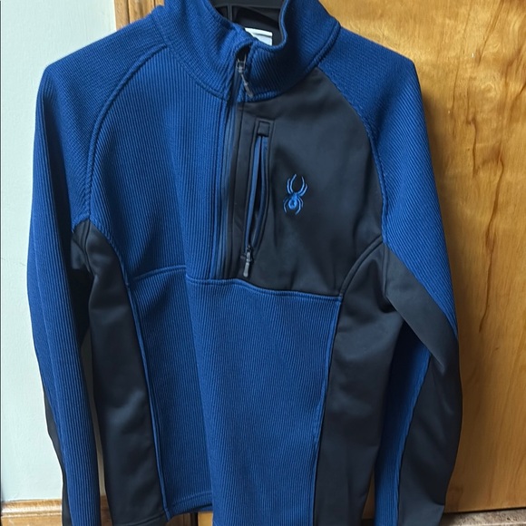 Spyder | Sweaters | Spyder Mens Blue And Black Pullover | Poshmark